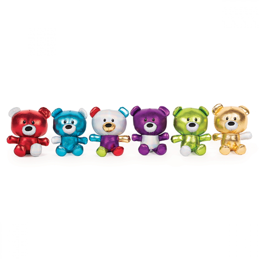 GUND Tiny Teddies Mini Plush Toy Metallic 12cm Series 1 | True Blue ...